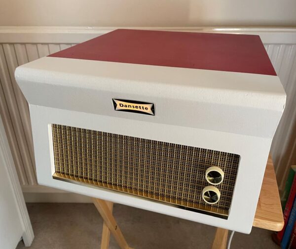Dansette Major Deluxe red/white c.1963 - Retro-Electro